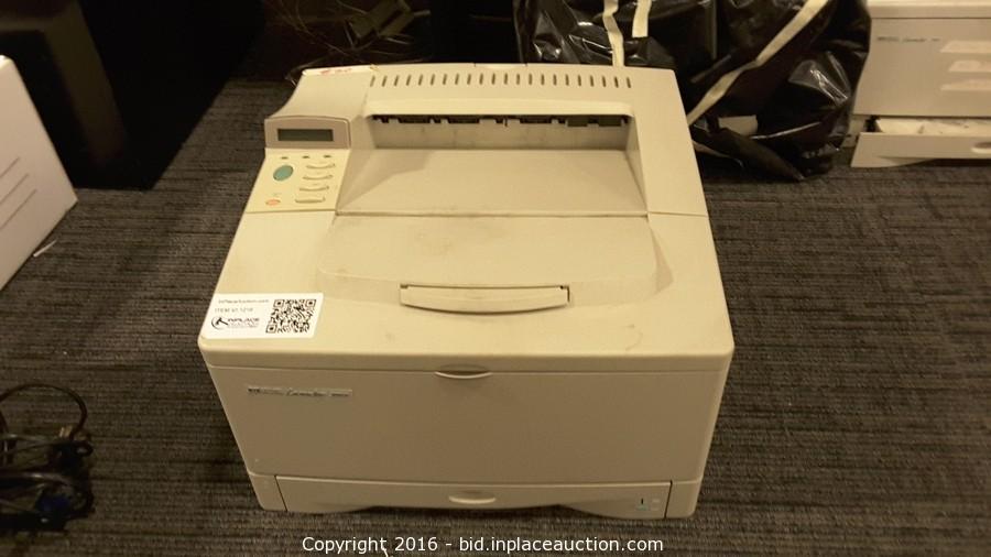 InPlace Auction - Auction: Harris Publications ITEM: HP LaserJet 5000n ...